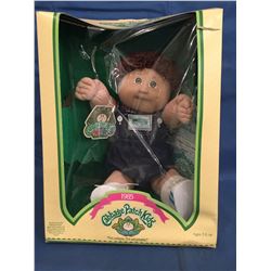1985 Cabbage Patch Box with doll and certificate Norris Christopher