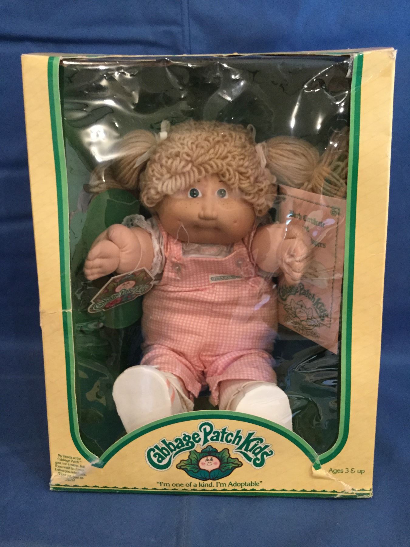 Cabbage Patch Kids doll with a Certificate Johana Iris