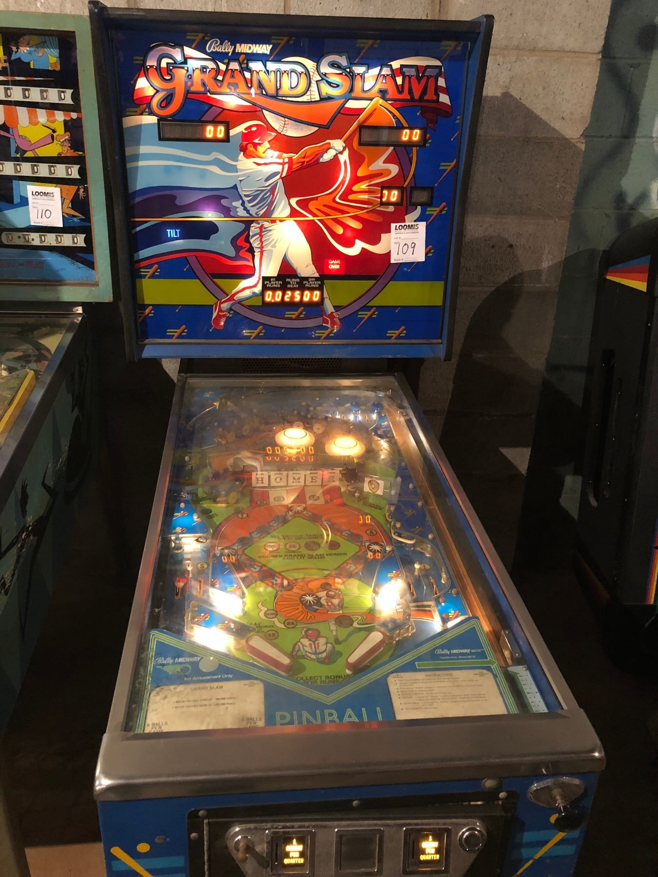 Bally Midway Grandslam Pinball Machine