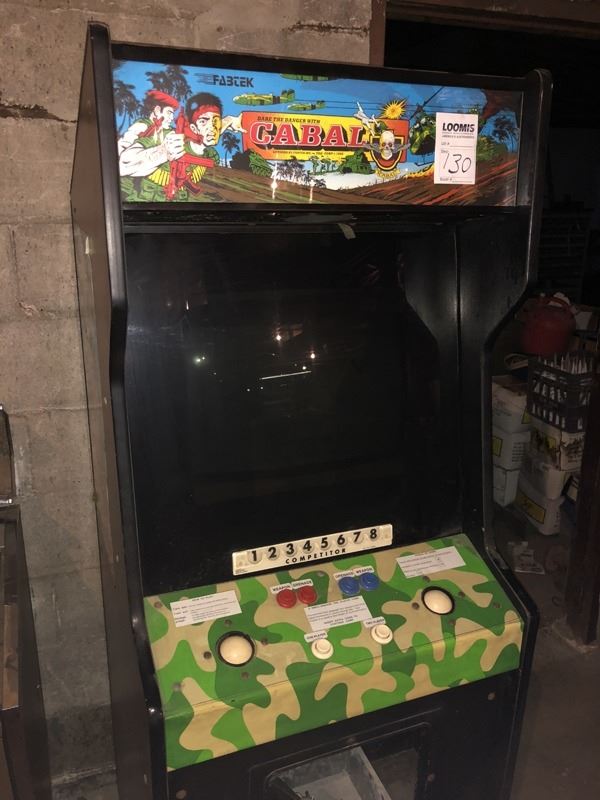 Fabtek Cabal Fighter Arcade Game