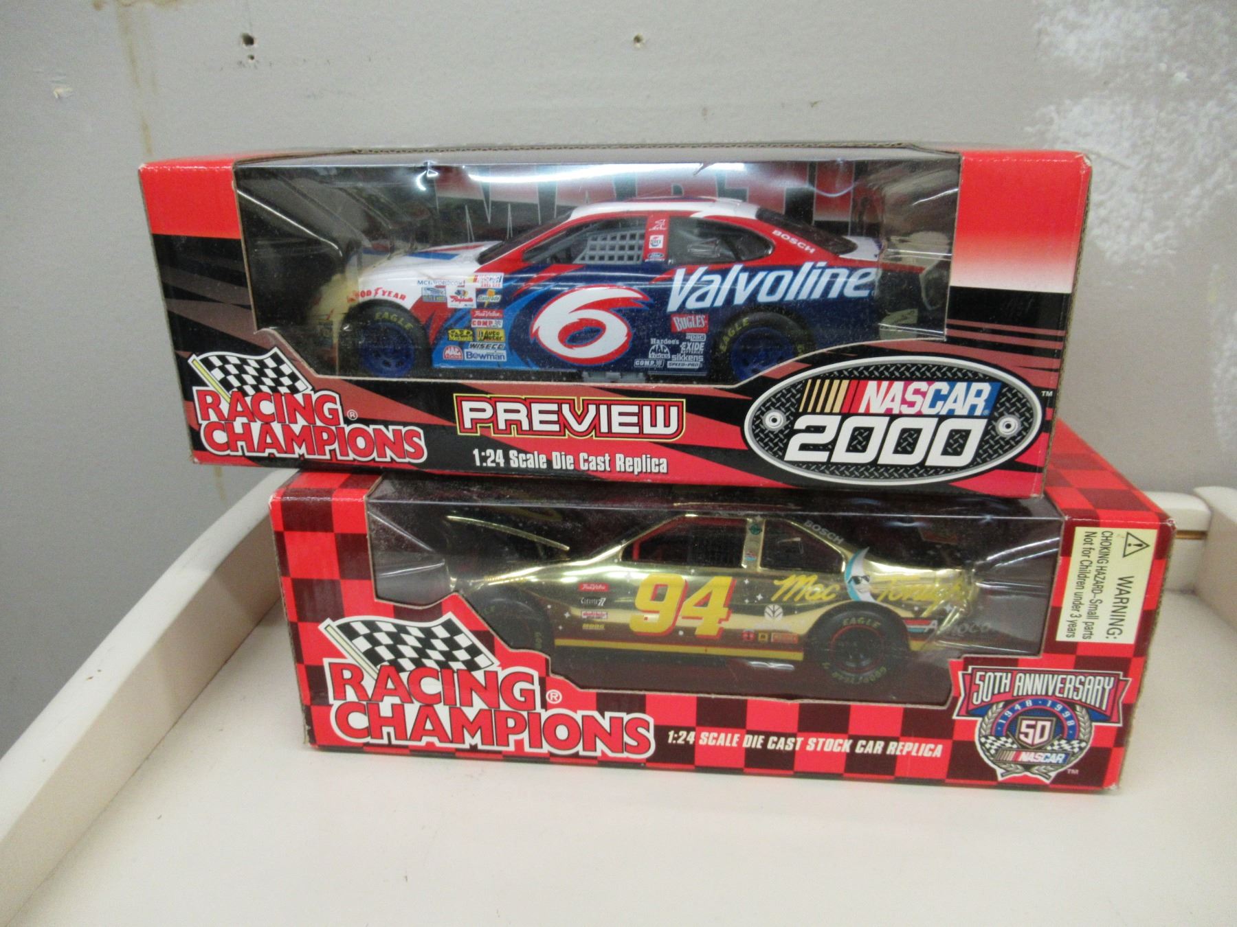 2 Racing Champions Nascar Diecast