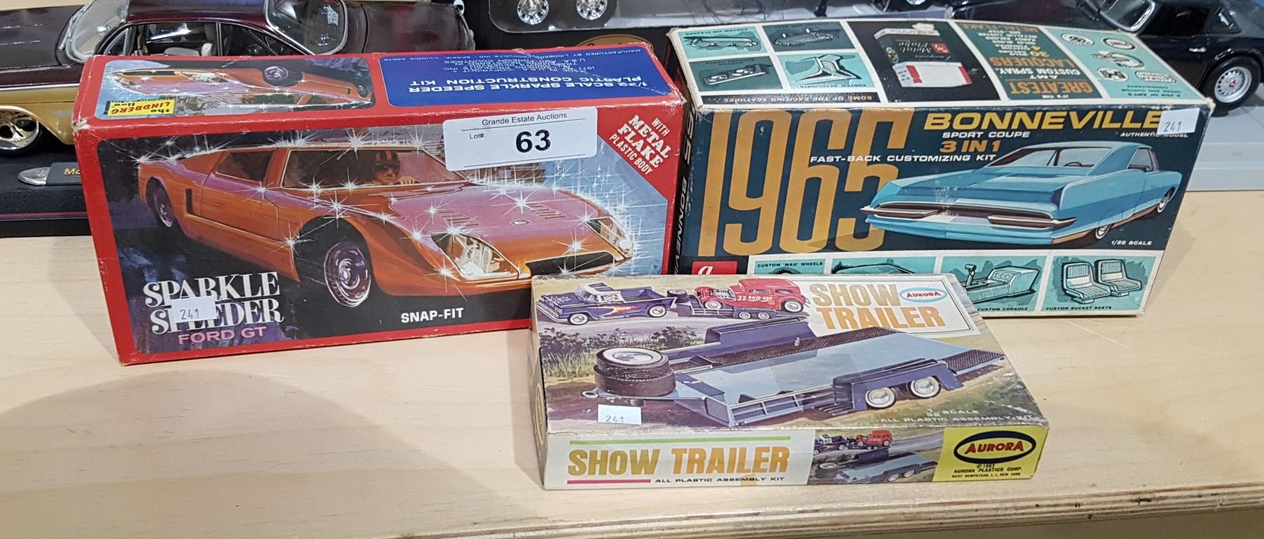 THREE 1960'S MODEL KITS
