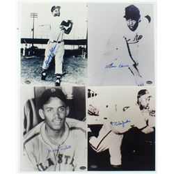 Lot of (4) Signed Negro League 8x10 Photos with Wilmer Harris, Mahlon ...