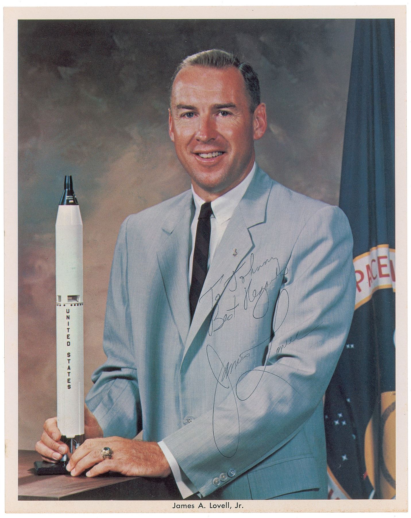 James Lovell Signed Photograph