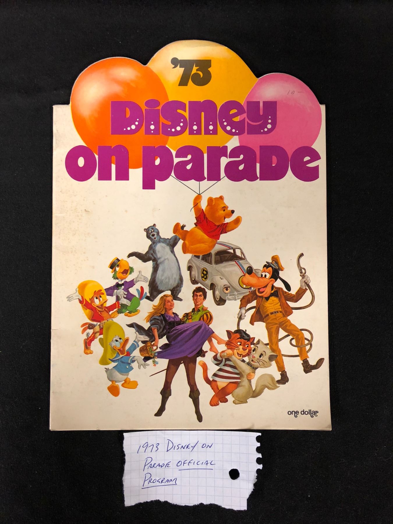 1973 DISNEY ON PARADE OFFICIAL PROGRAM