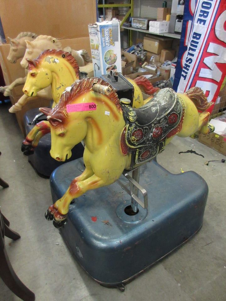 Vintage Coin Operated Double Pony Ride