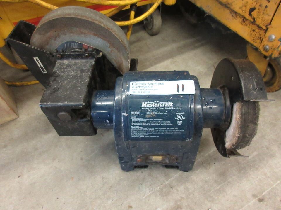 Mastercraft Wet Dry Grinder - Model # 55-3579-6