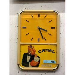 Vintage Camel Cigarette Wall Clock