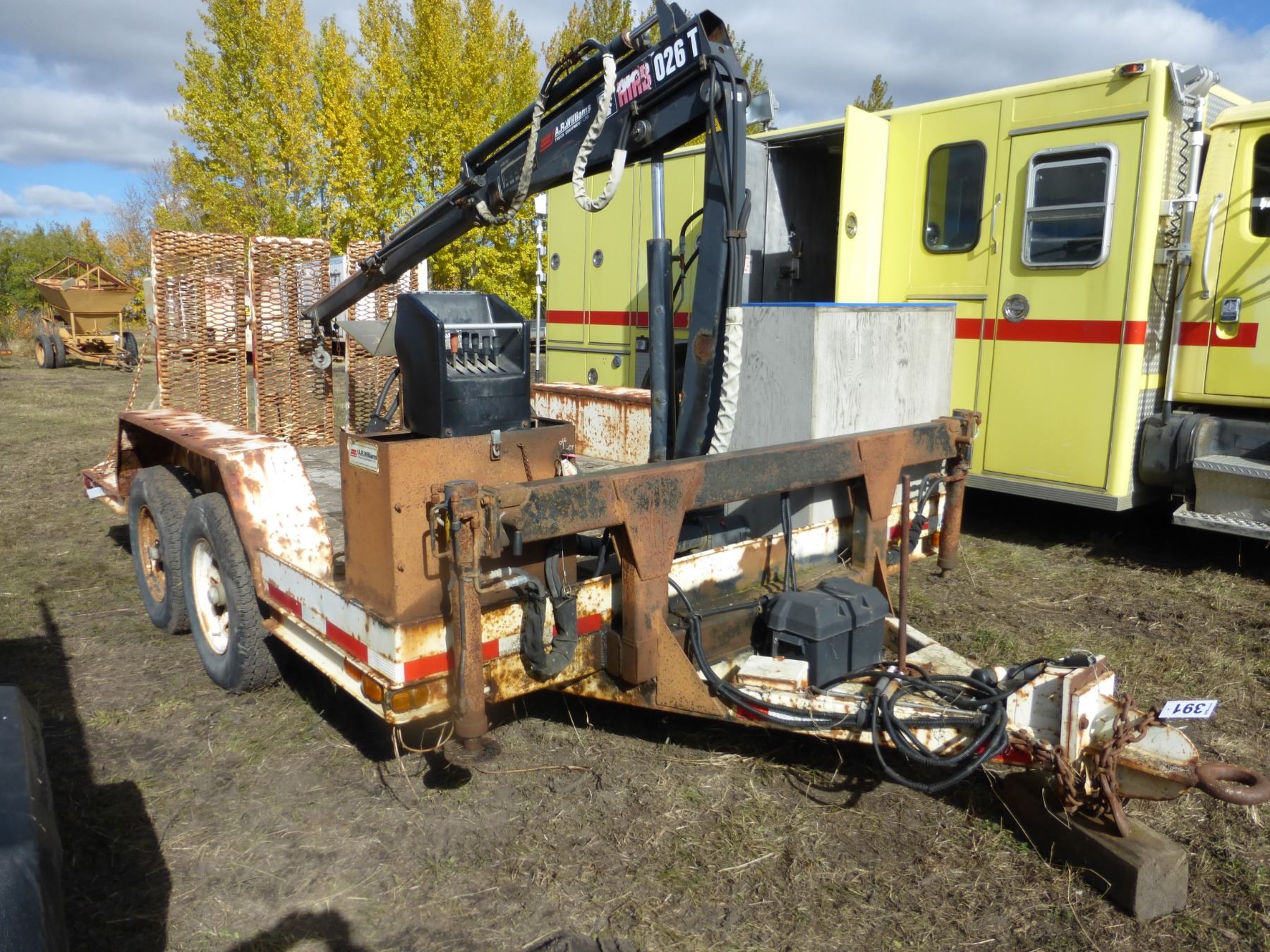 APPROX 13' TANDEM AXLE TRAILER