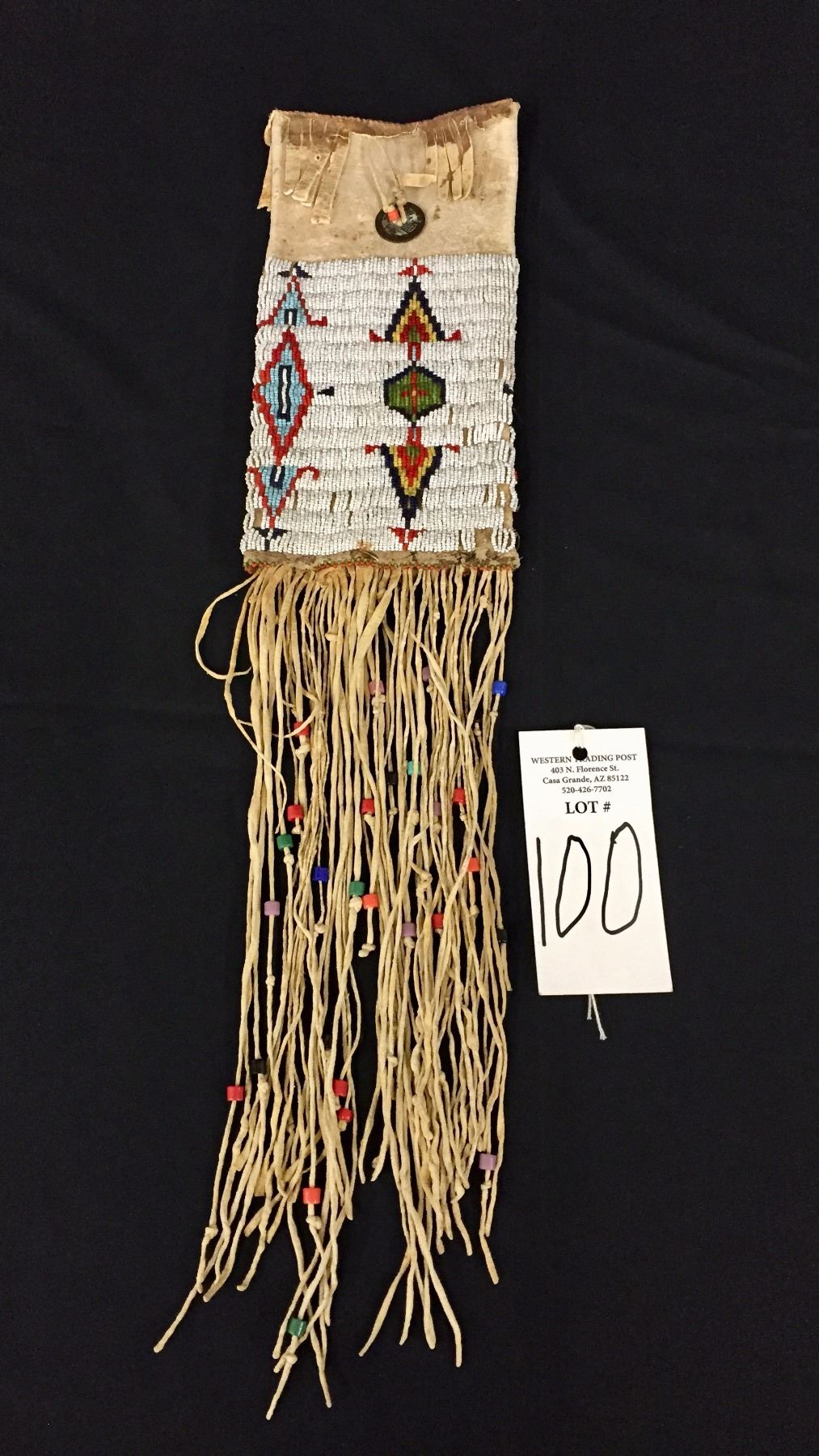 Antique Plains Indian Beaded Pipe Bag