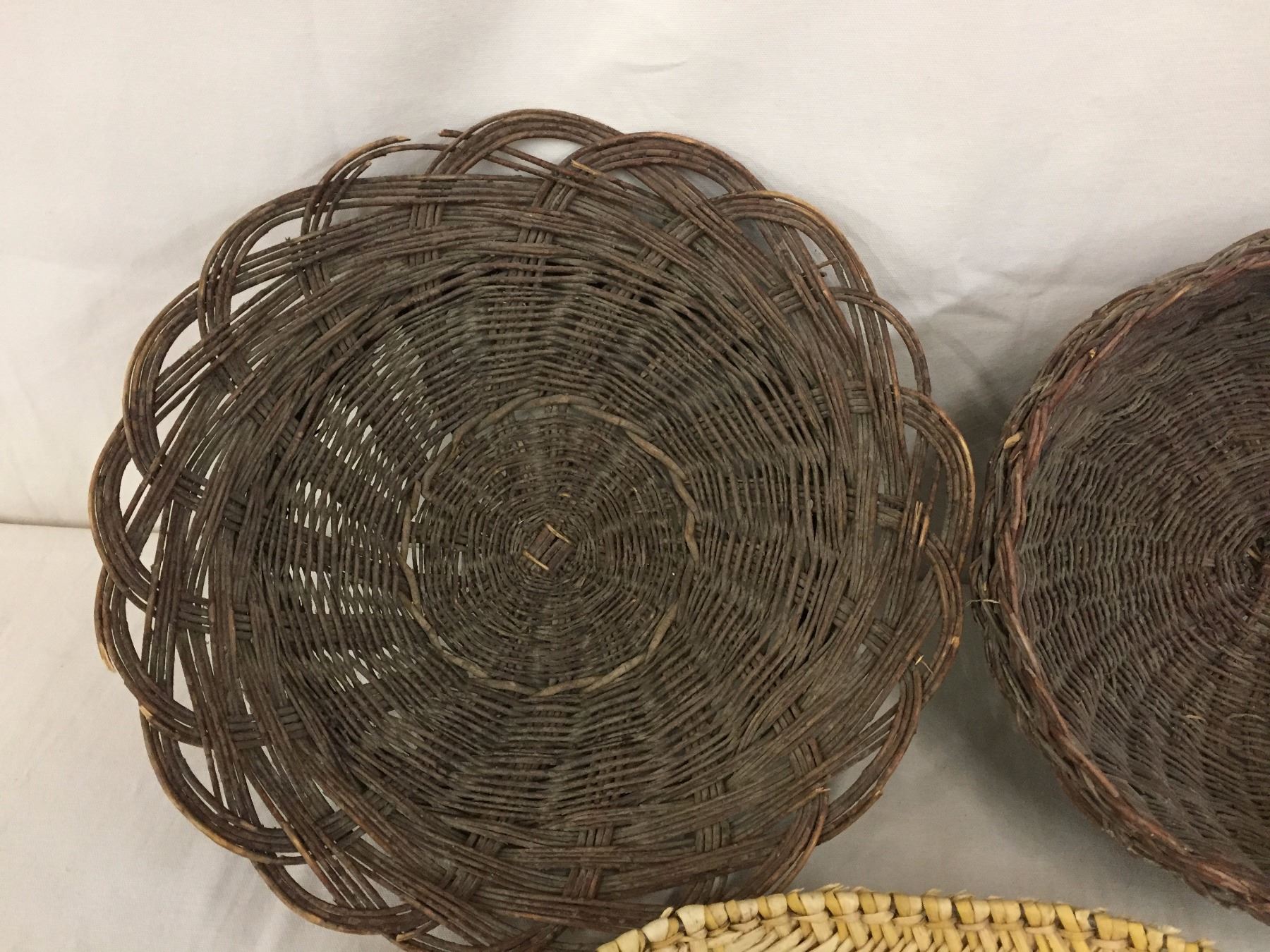 3 Pueblo-Hopi Sifter Baskets