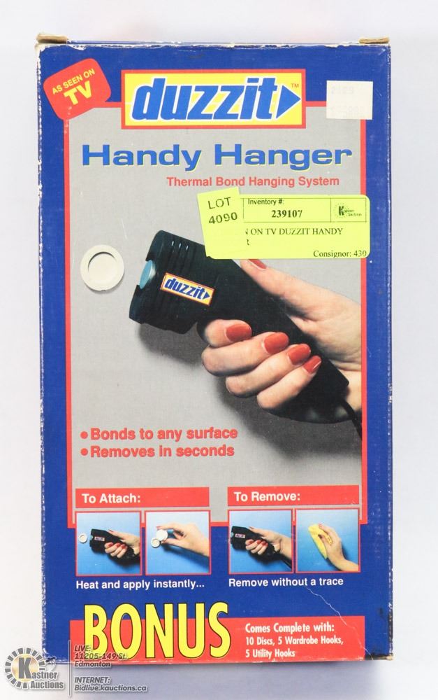 AS SEEN ON TV DUZZIT HANDY HANGER