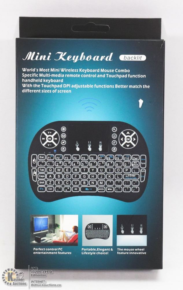 NEW MINI WIRELESS KEYBOARD WITH BUILT IN MOUSE