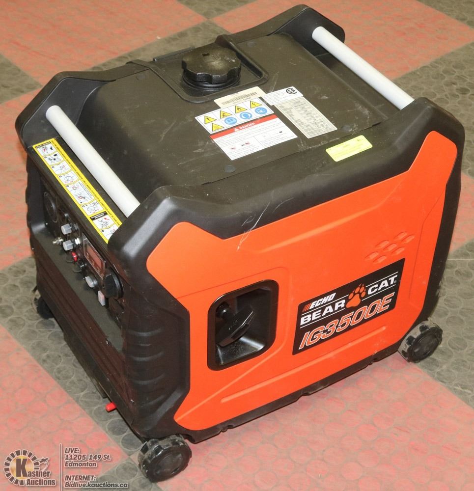 ECHO BEAR CAT 1G3500E 3500W QUIET POWER GENERATOR