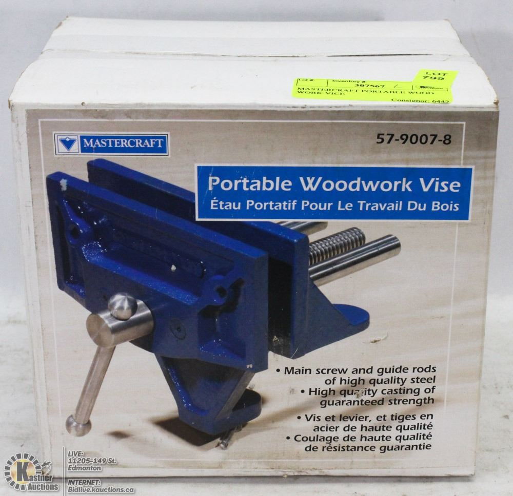 MASTERCRAFT PORTABLE WOODWORK VICE