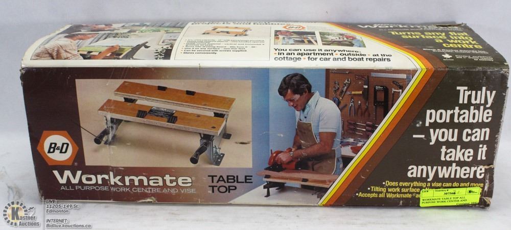 WORKMATE TABLE TOP ALL PURPOSE WORK CENTER AND