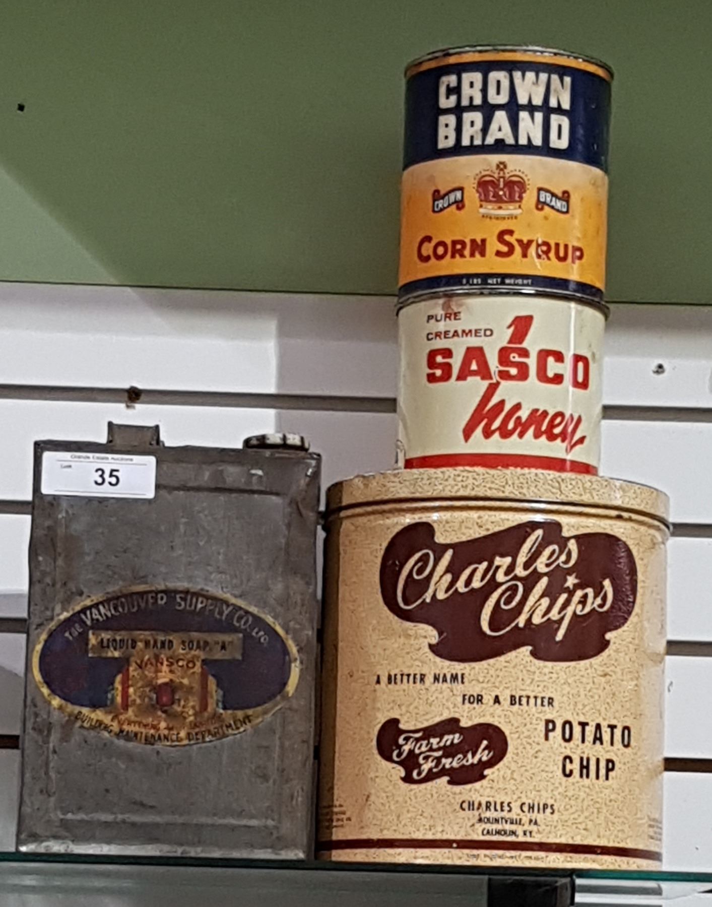 4 VINTAGE COLLECTIBLE TINS