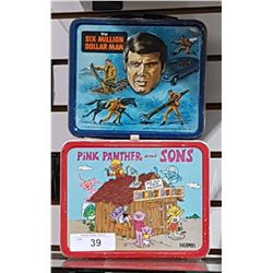 2 VINTAGE COLLECTIBLE METAL LUNCH BOXES