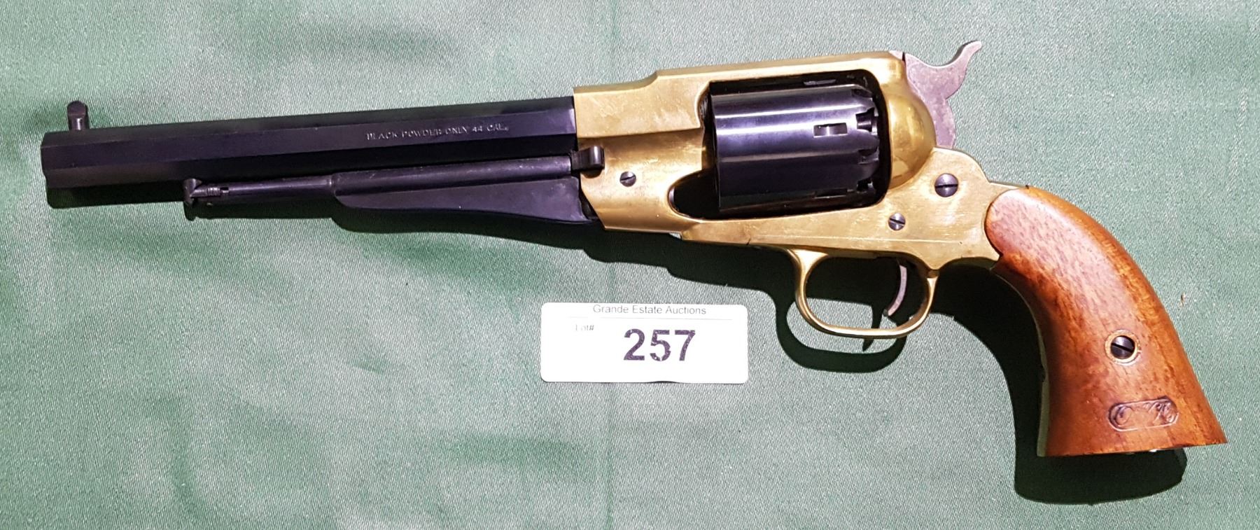 PIETTA MODEL 1858 NEW ARMY BRASS FRAME .44-CALIBRE BLACK POWDER ...