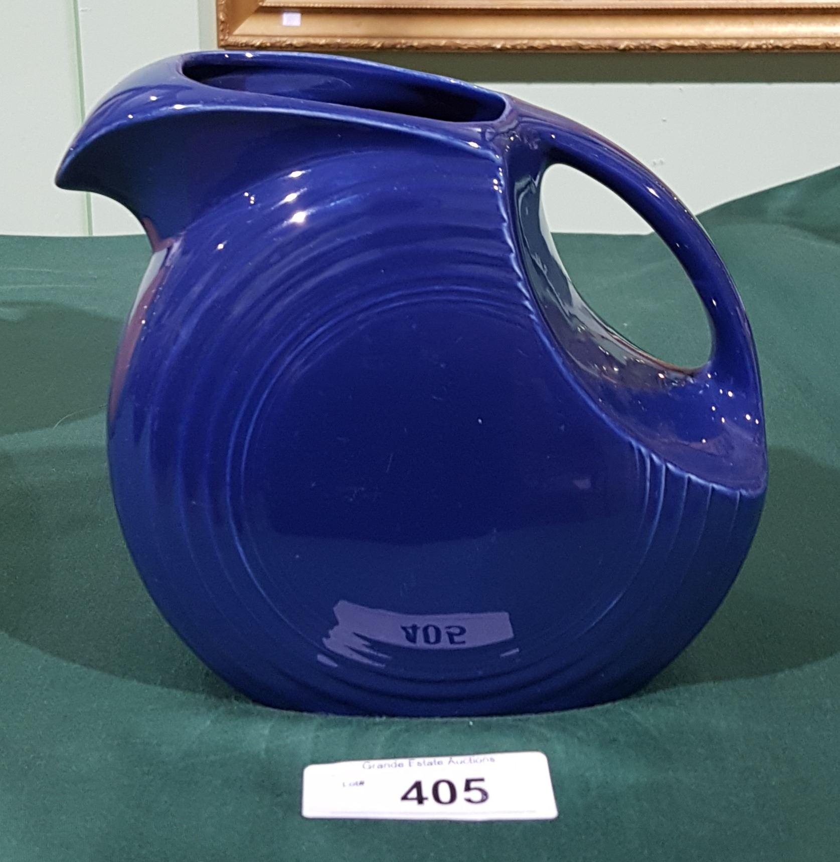 VINTAGE FIESTA WARE JUG IN COBALT BLUE