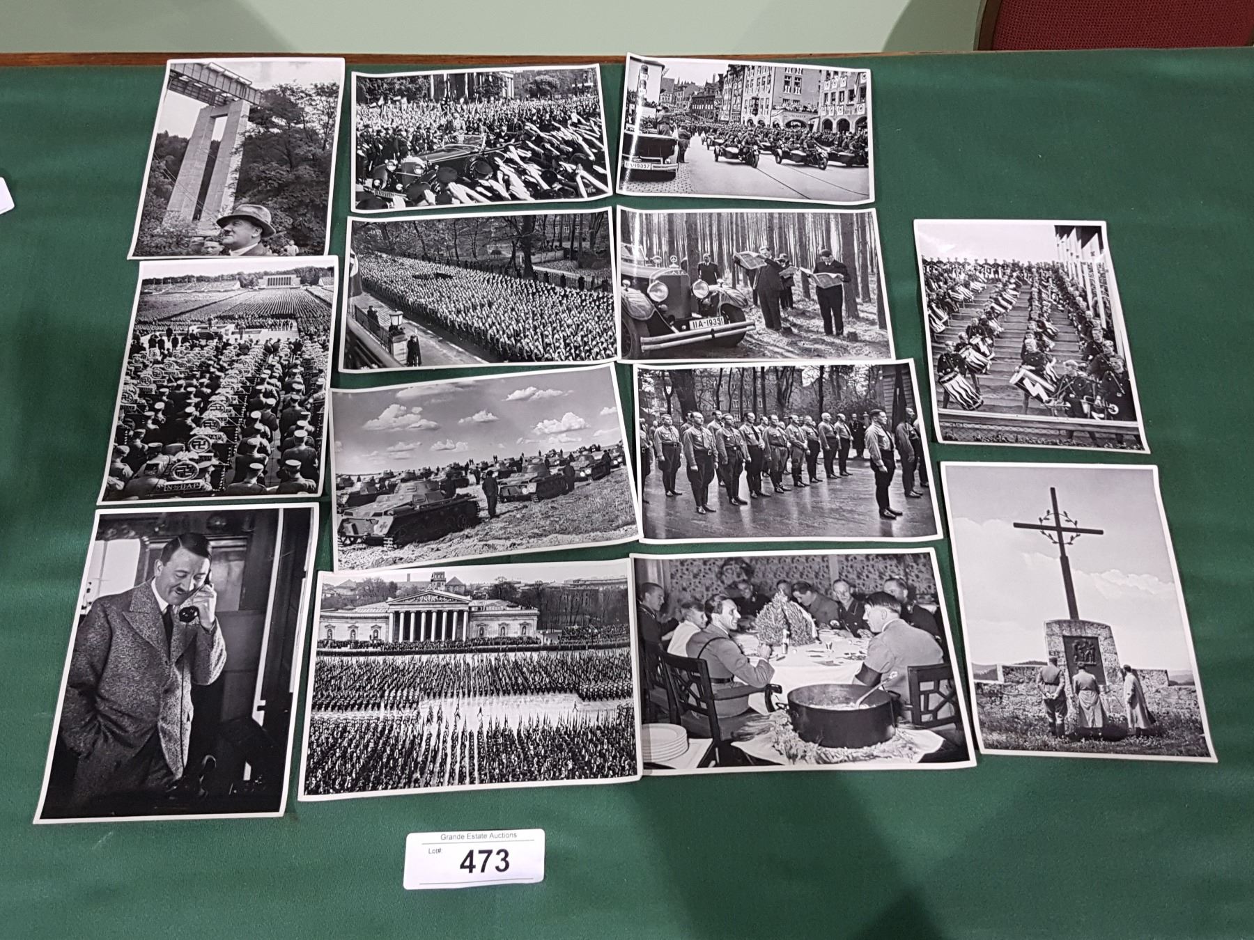 COLLECTION OF 13 NAZI PICTURES