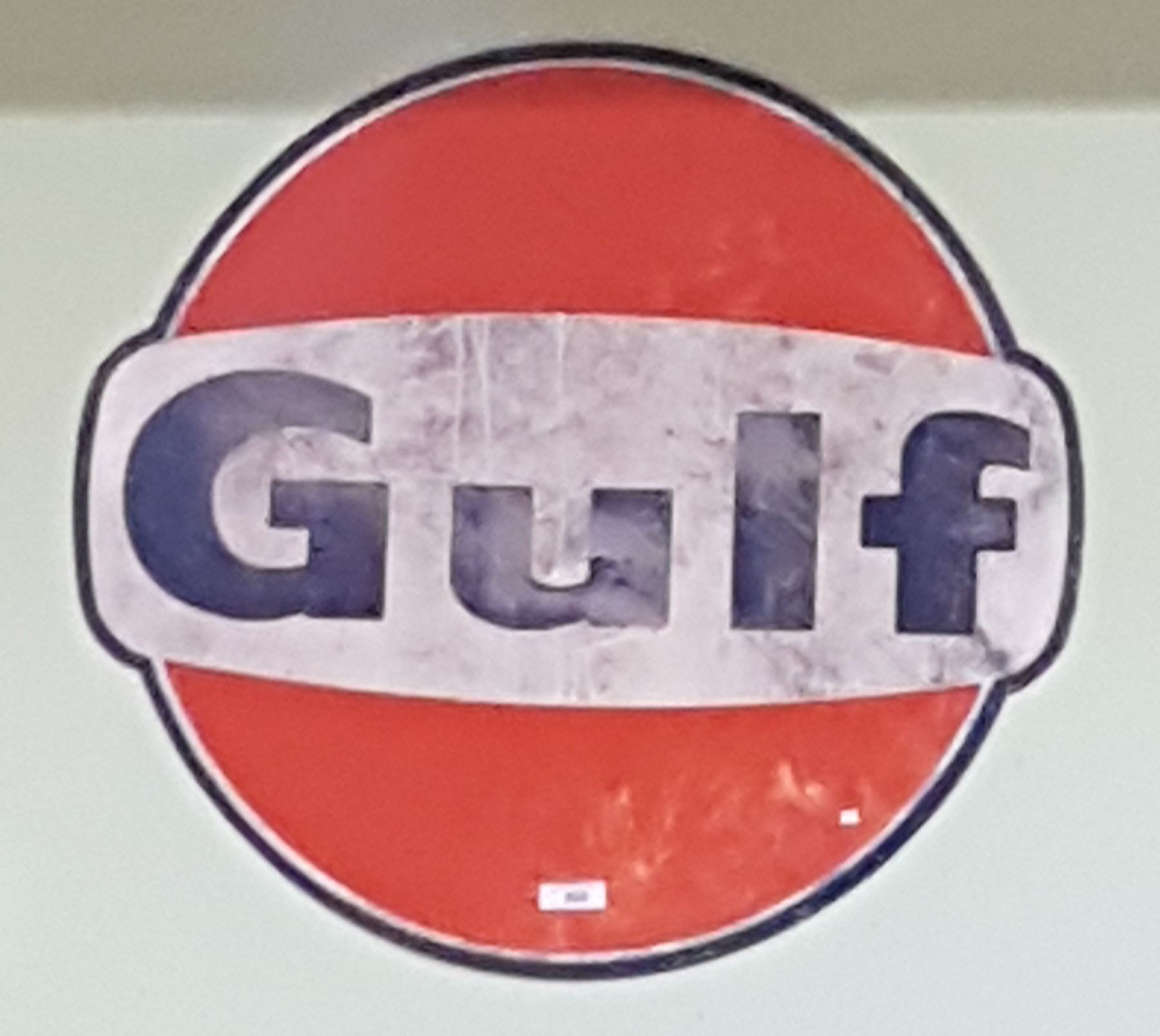 VINTAGE GULF METAL SIGN