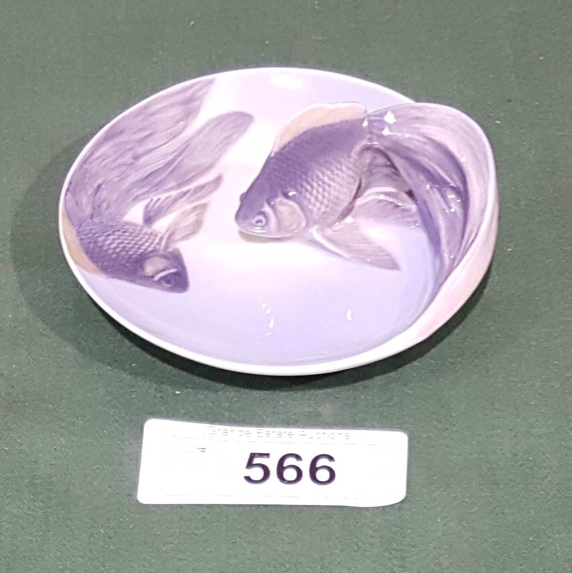 ROYAL COPENHAGEN 5" FIGURAL GOLDFISH PLATE