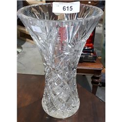VINTAGE PINWHEEL CRYSTAL VASE
