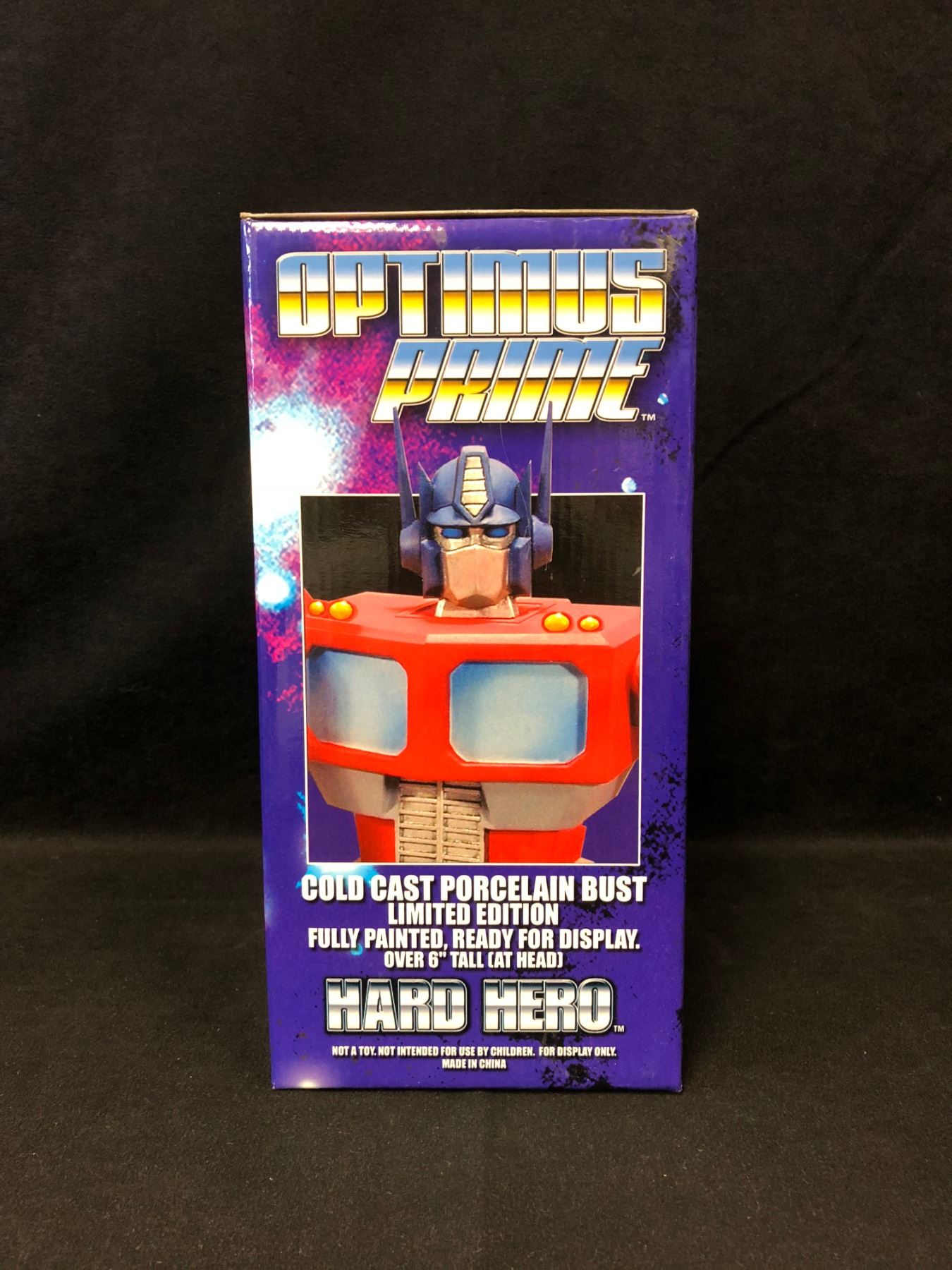 TRANSFORMERS OPTIMUS PRIME COLD CAST PORCELAIN BUST