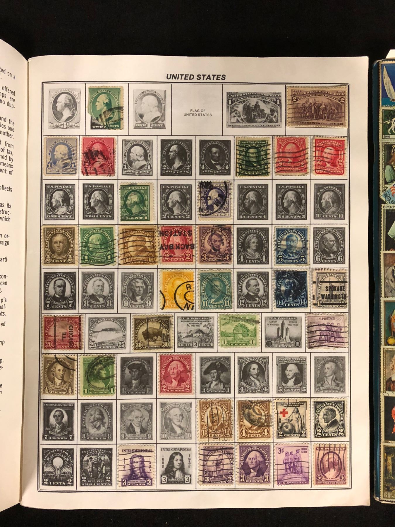 VINTAGE THE MAJESTIC STAMP ALBUM LOT (FULLY ILLUSTRATED)