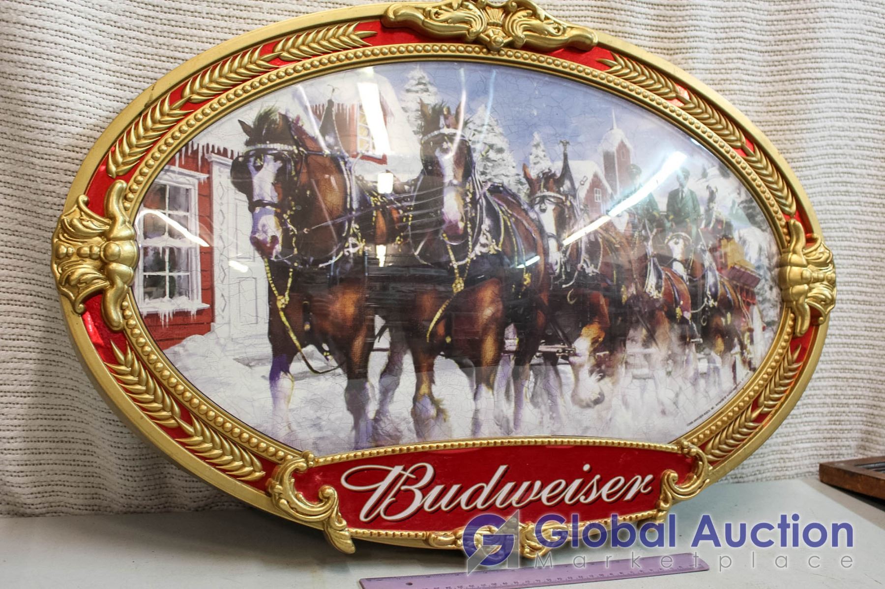 Budweiser Plastic Wall Decor (30"x20")