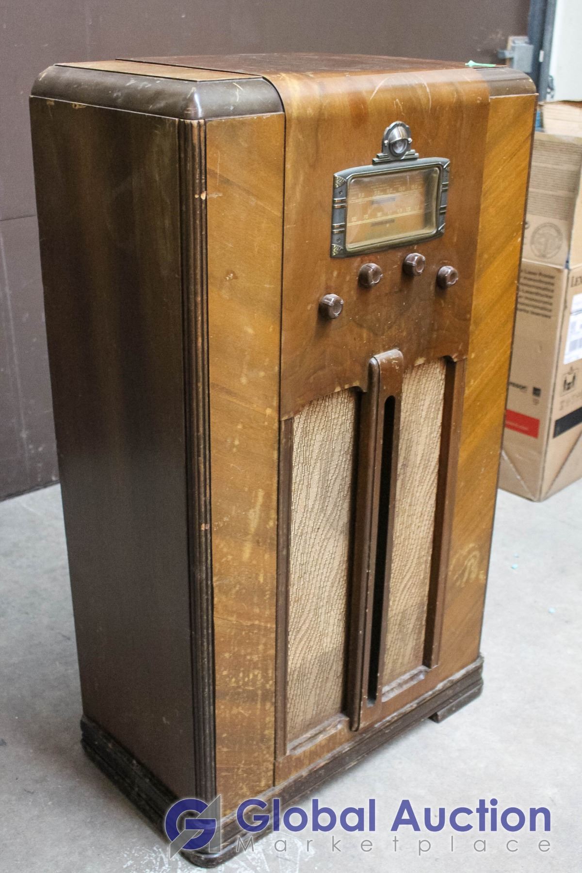 Antique Northern Electric, Mirrophonic Electric Standing Radio