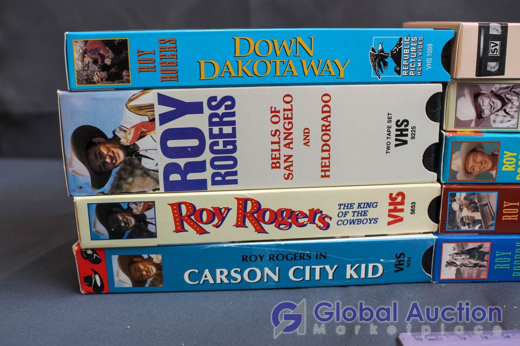 Box of Roy Rogers VHS Tapes