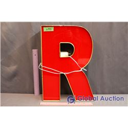 Light Up "R" Sign