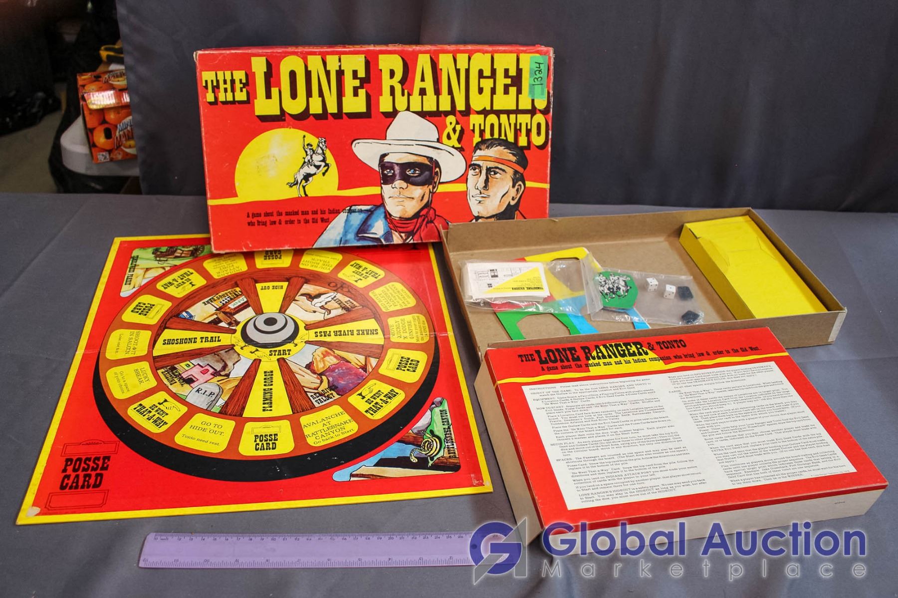 Vintage The Lone Ranger Board Game