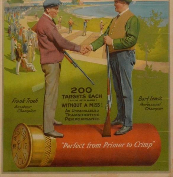 Western Ammunition Co. Trap Shooting Poster