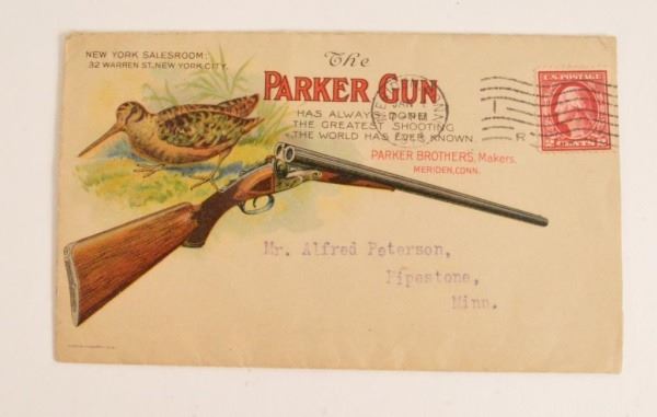 Parker Bros Shotguns Advertising Envelopes Catalog