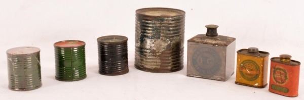 Antique Kentucky Rifle Gun Powder Tins