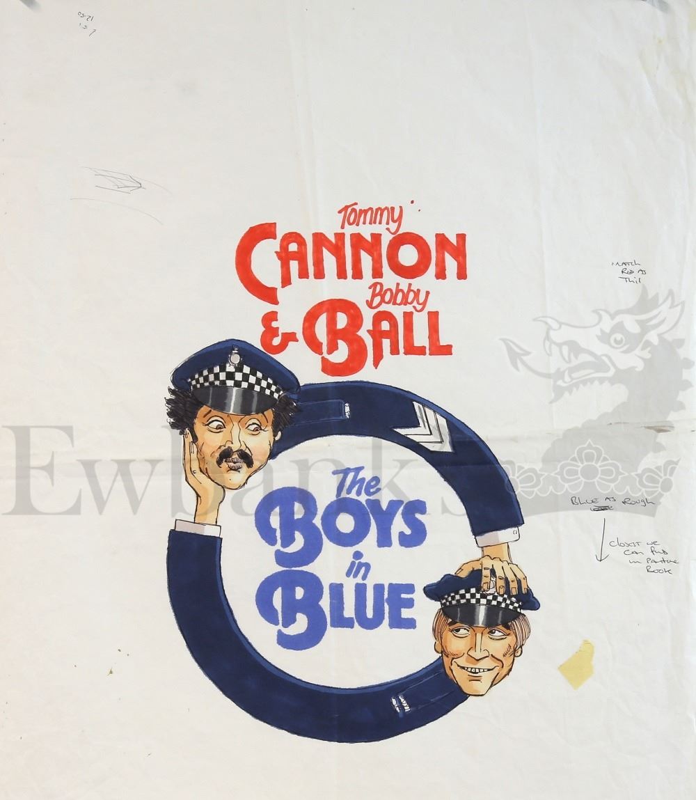 The Boys In Blue (1982) Two different original concept artwork poster ...