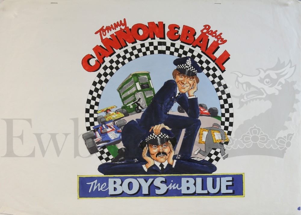 The Boys In Blue (1982) Two different original concept artwork poster ...