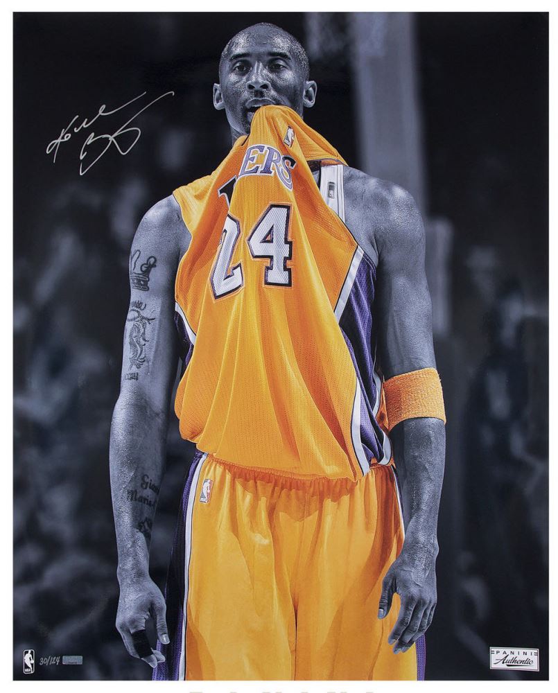 Kobe Bryant Signed Lakers "Shadow" 24x30 Limited Edition Photo (Panini COA)