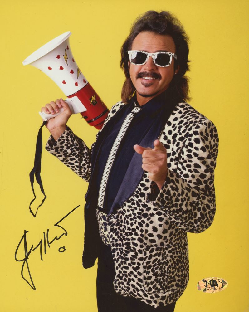 Jimmy Hart Signed 8x10 Photo (MAB Hologram)
