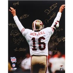1990 49ers Super Bowl XXIV Champions 16x20 Photo Team-signed by (15 ...