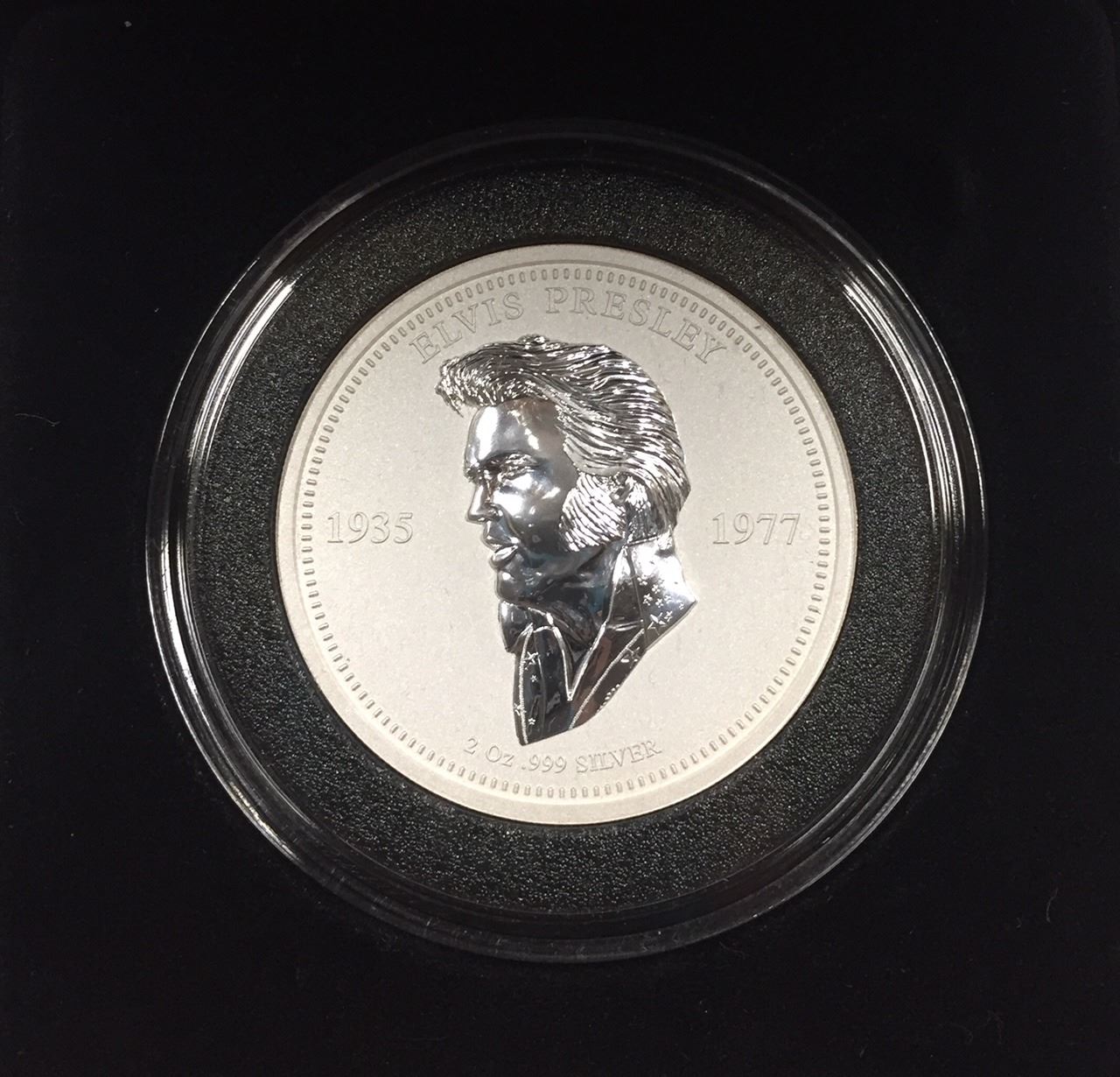 Fiji 2017 $5 Elvis Presley Limited Edition 2 oz Silver Coin