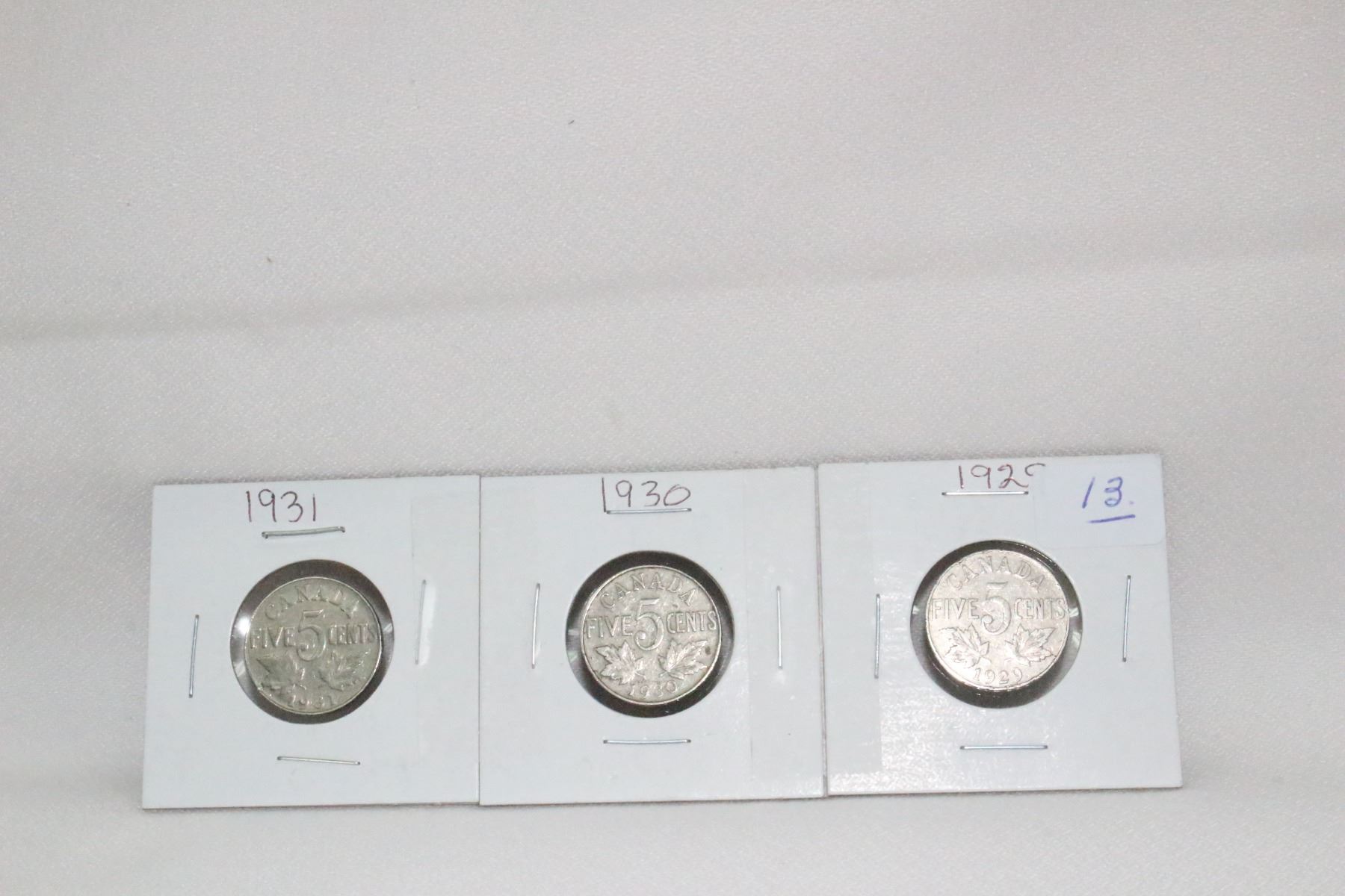 Canada Five Cent Coins 3