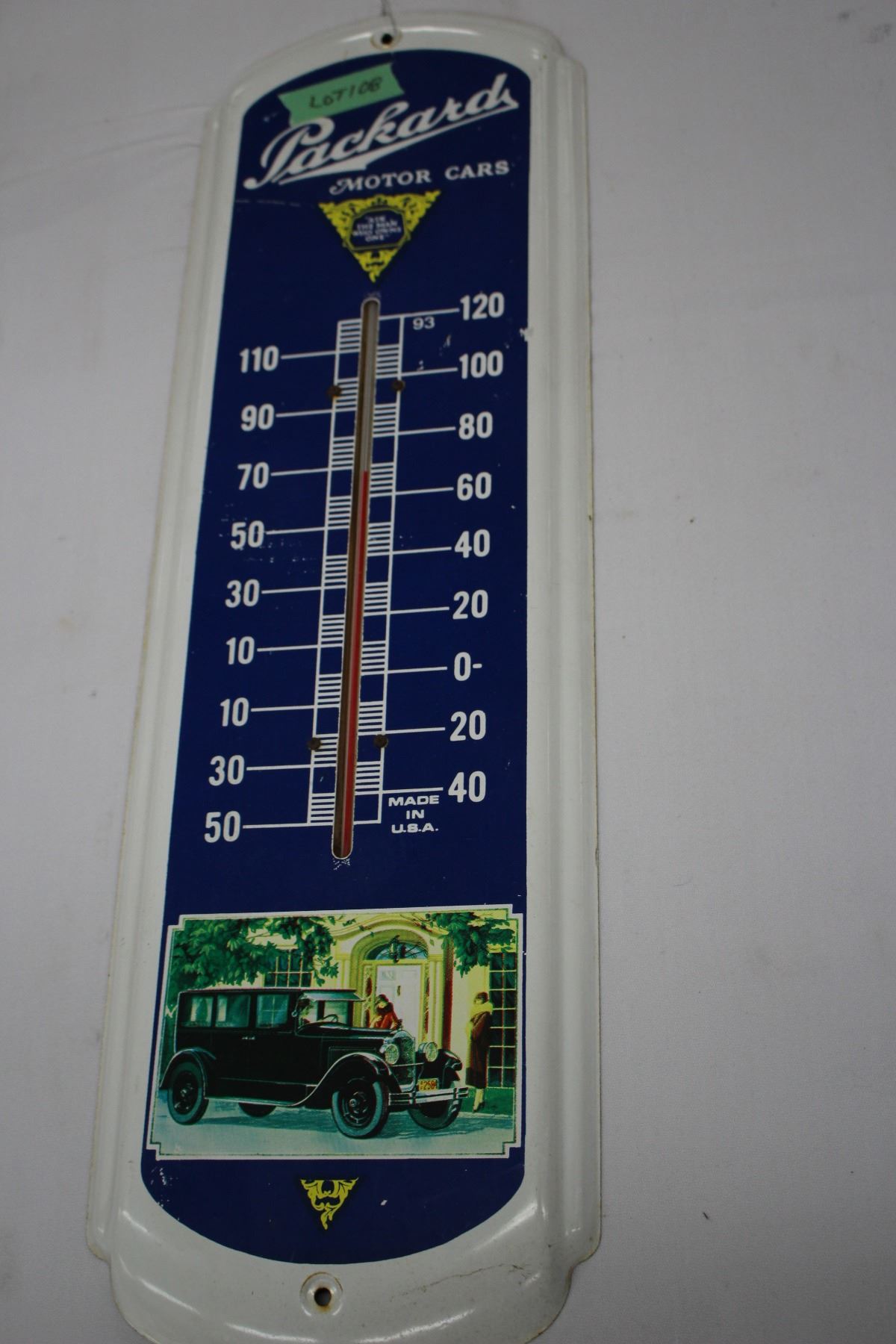 Packard Motor Cars Thermometer - Made in the U.S.A. (Metal) - Awesome ...