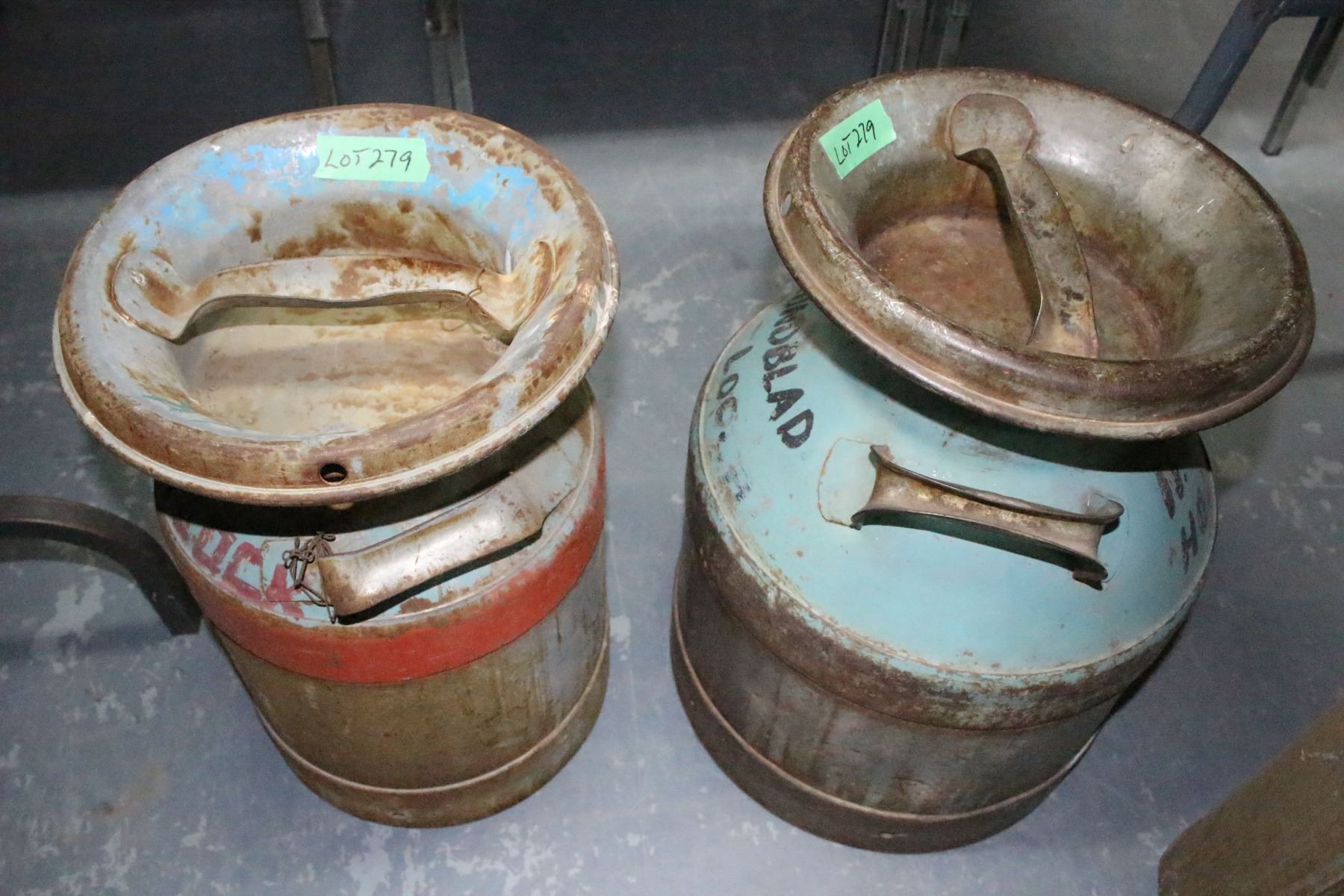 2 - 3 Gallon Cream Cans