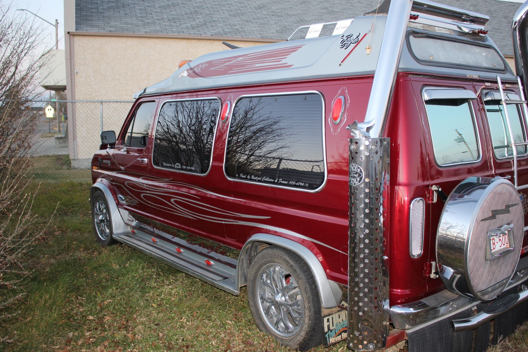 1978 Custom Ford Van-Custom Paint & Interior, Boom Box Stereo, All LED ...