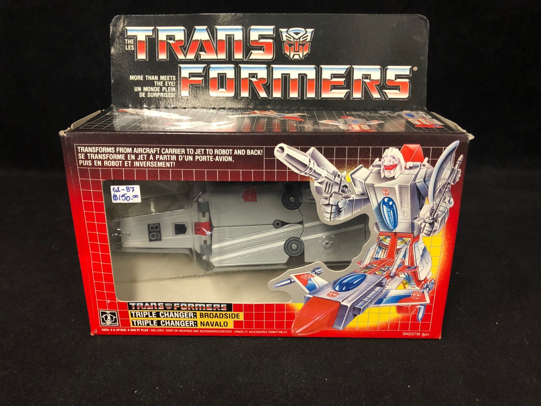 TRANSFORMERS TRIPLE CHANGER: BROADSIDE (NIB)