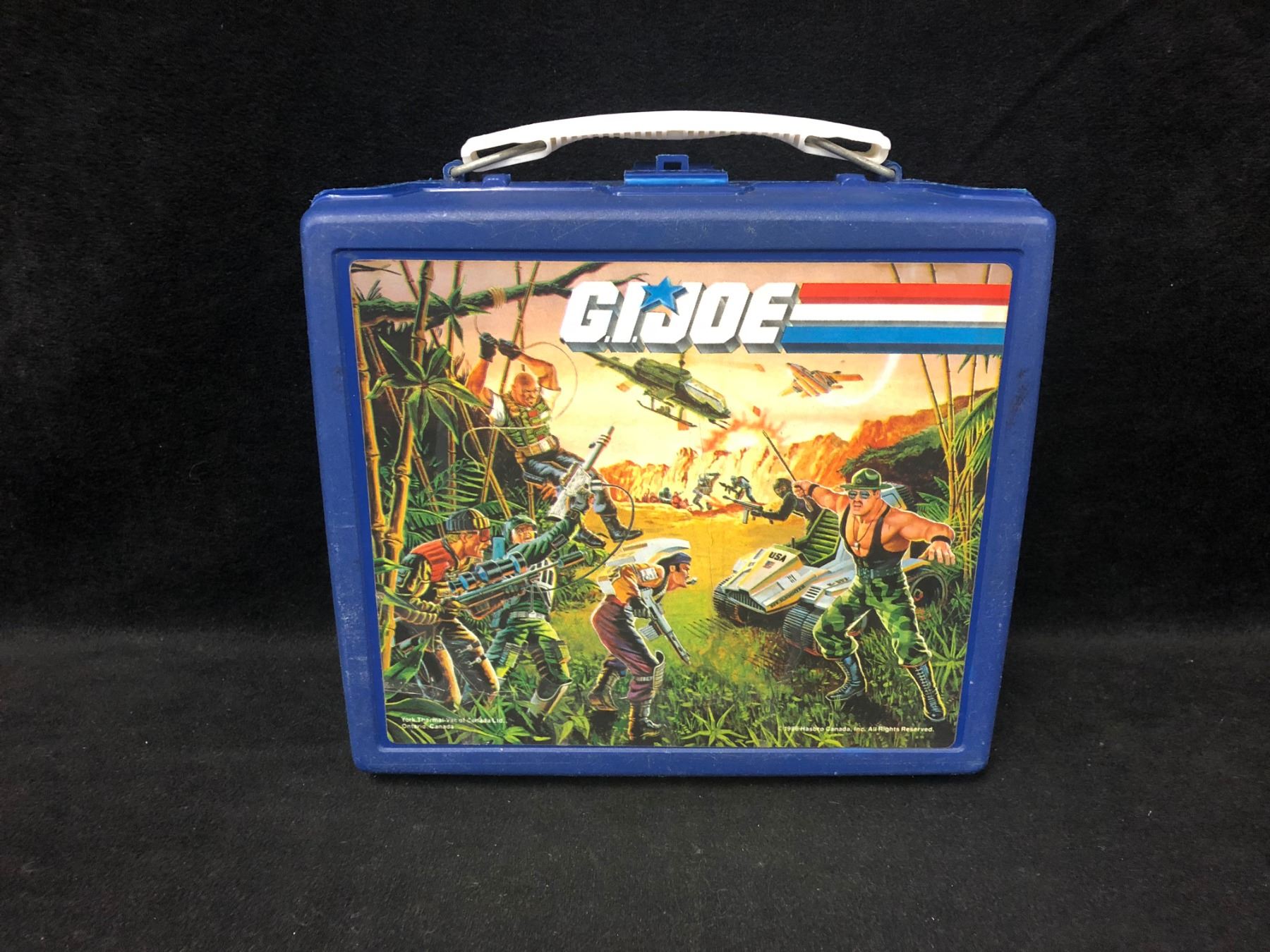 VINTAGE G.I JOE LUNCH BOX W/ THERMOS